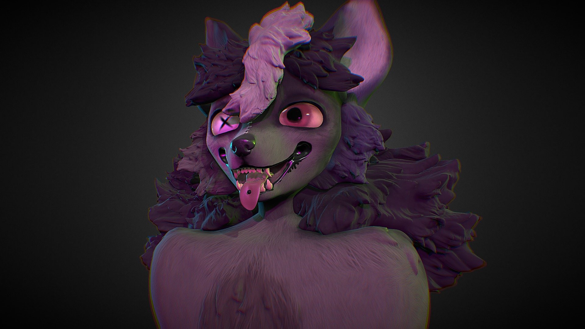 Reynard Folf (wolf fox) - 3D model by PixelFoxArt [c17eb3e] - Sketchfab