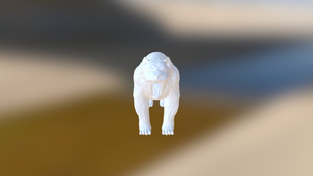 Smilodon - 3D model by tomfjellstad [c180546] - Sketchfab