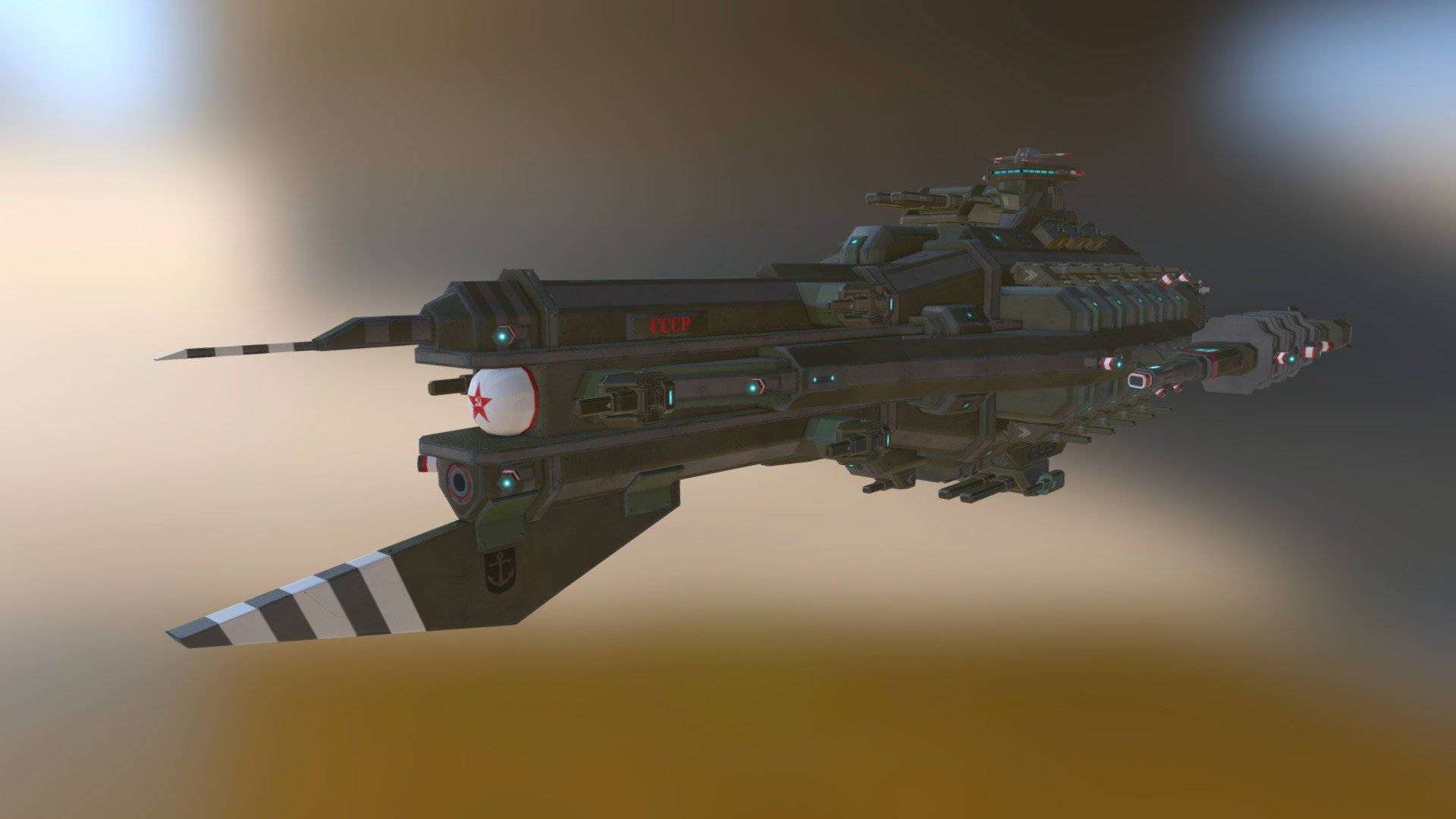 Elbrus class Battleship (BS S1) - Buy Royalty Free 3D model by jargraf ...