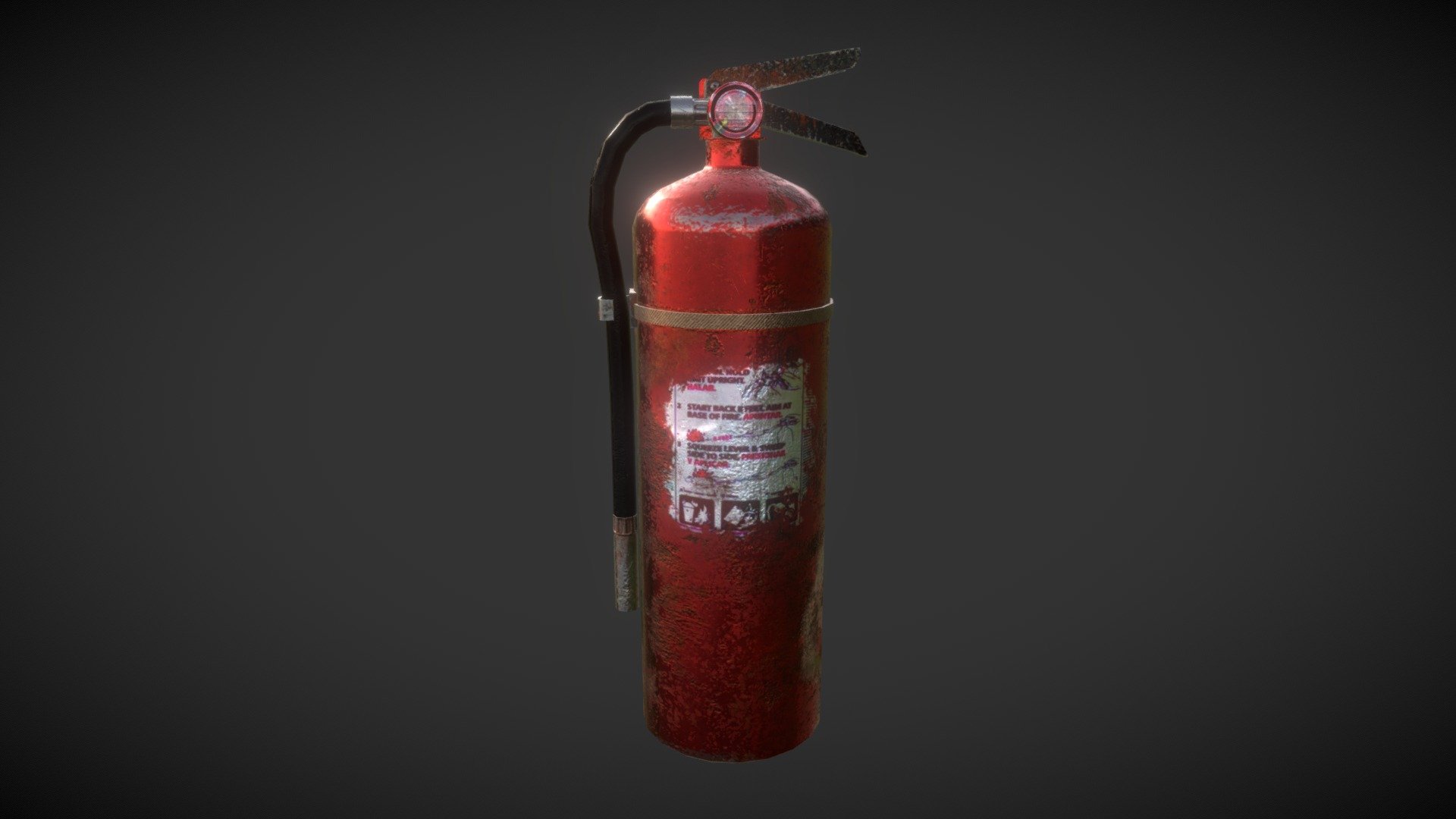 Fire Ext - 3D model by Javanmah [c1813b8] - Sketchfab