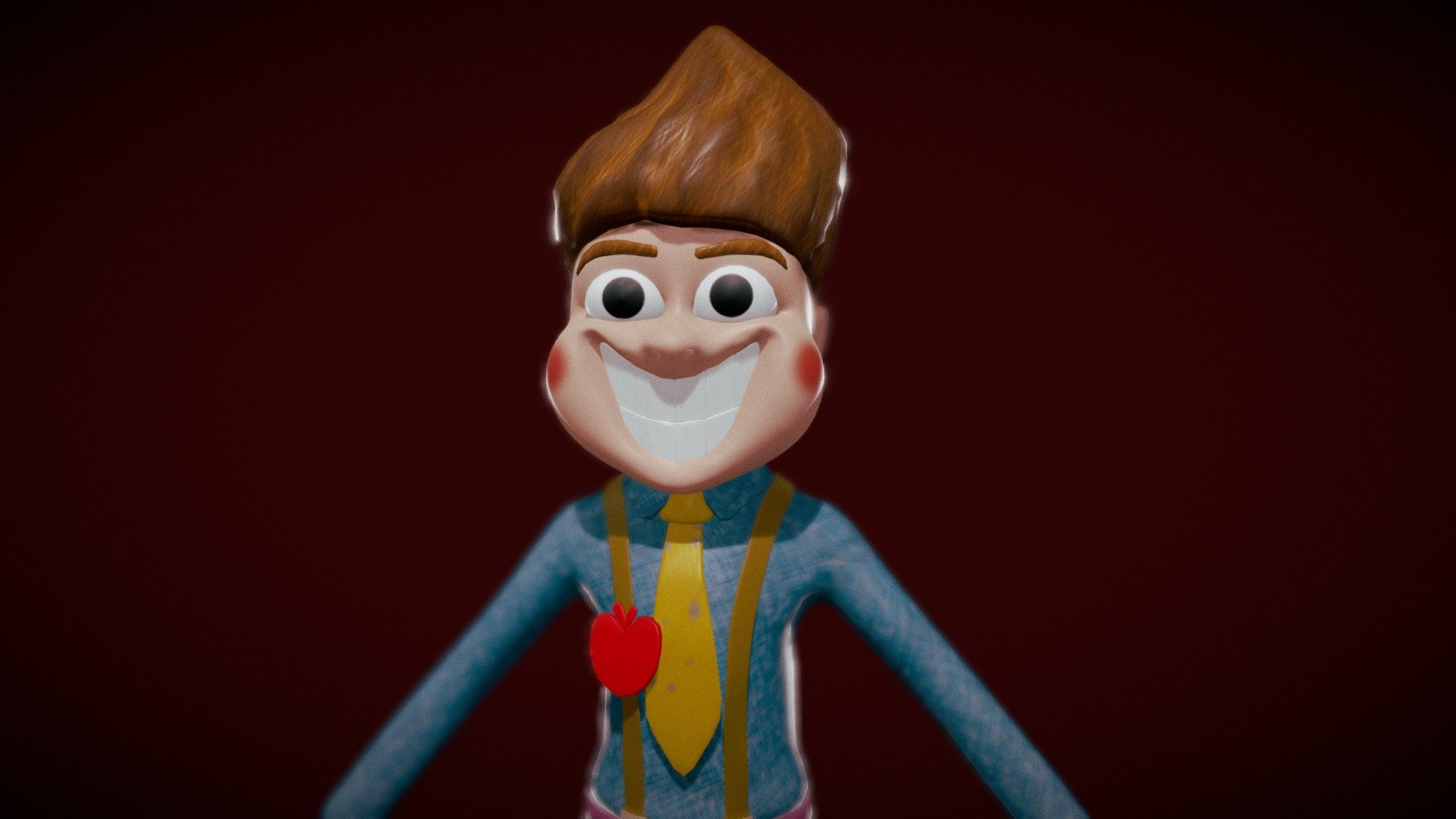 MR. Delight_Smiling 3d model with Texture - 3D model by mrshubhvfx ...