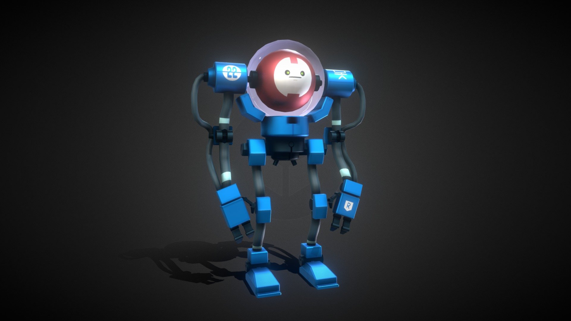 Bulb-bot - 3D model by ANDRIESvdHEIDE [c1824e1] - Sketchfab