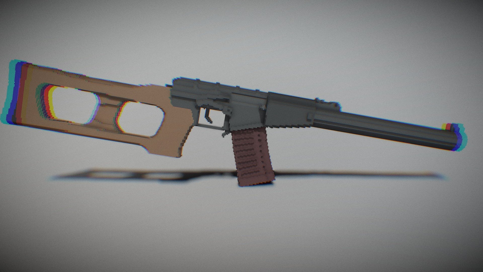 vss vintorez | russian integrally suppressed dmr - 3D model by rejante ...