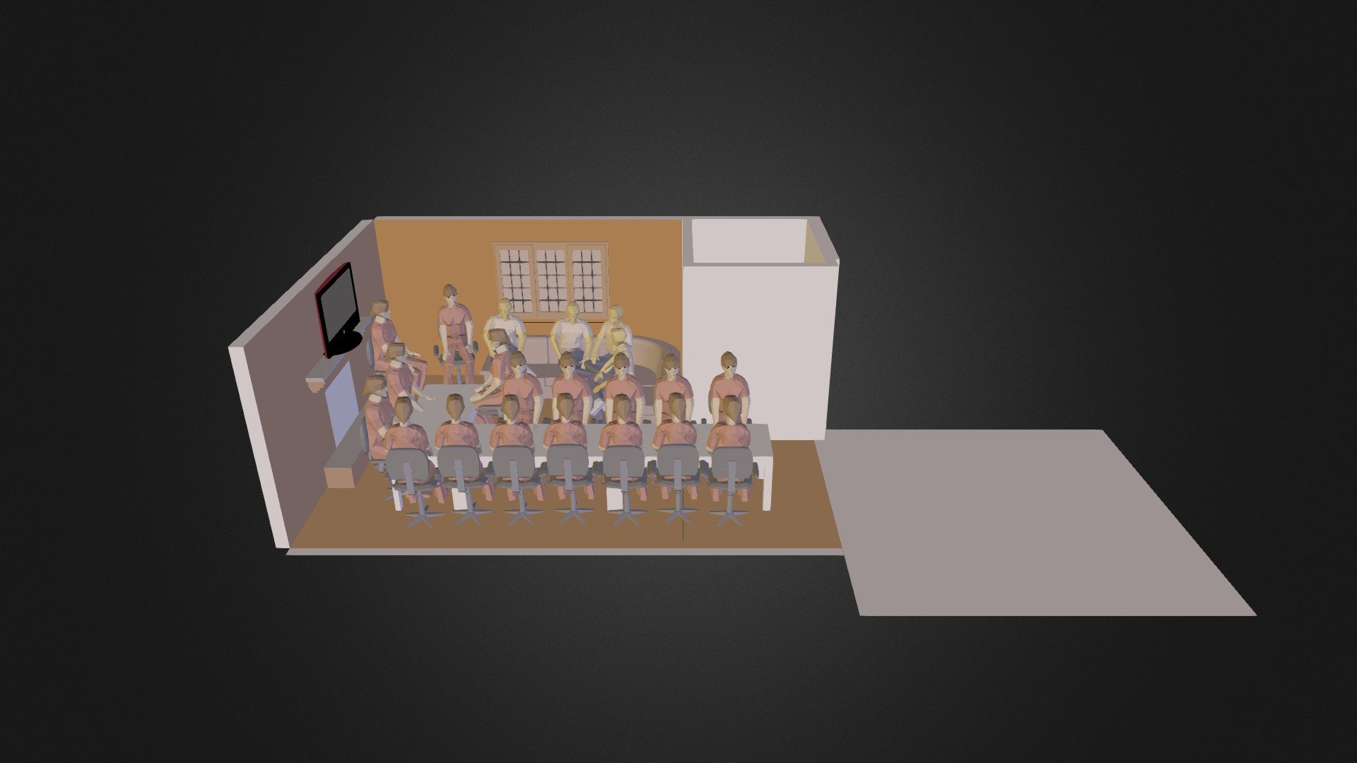 party_familyroom - 3D model by cplein [c183894] - Sketchfab