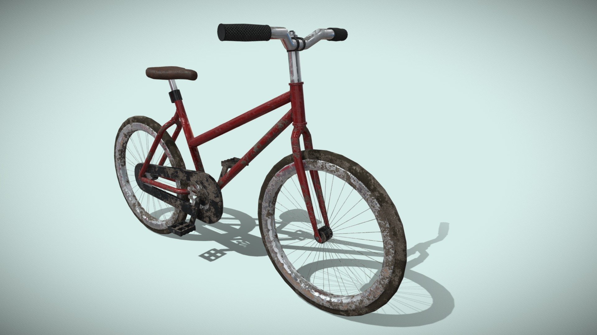 Low-poly Bike - 3D model by CGOstrov (@ooostrovskiy1) [c183b19] - Sketchfab