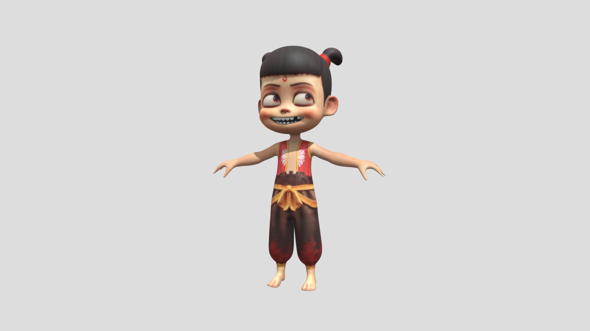 NeZha - 3D model by Kateryna (@nkkateruna) [c185028] - Sketchfab