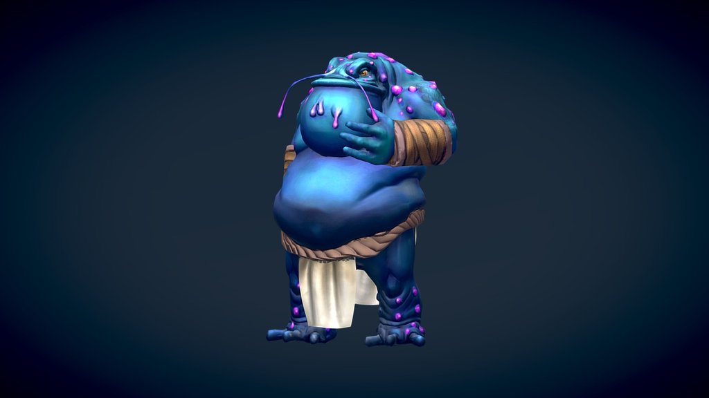 Guan'Bo "The Sumo Frog" - 3D model by andrea.memeo [c185991] - Sketchfab