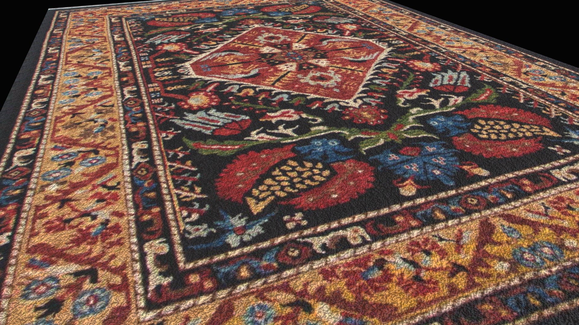 carpet Iranian - Download Free 3D model by Mehdi Shahsavan (@ahmagh2e ...