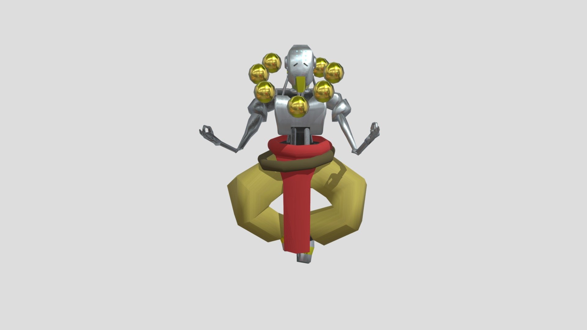 Zenyatta - 3D model by _adrian [c18753f] - Sketchfab