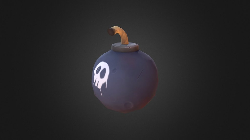 Hand-Painted Bomb - 3D model by Graham (@graham3d) [c1891d3] - Sketchfab