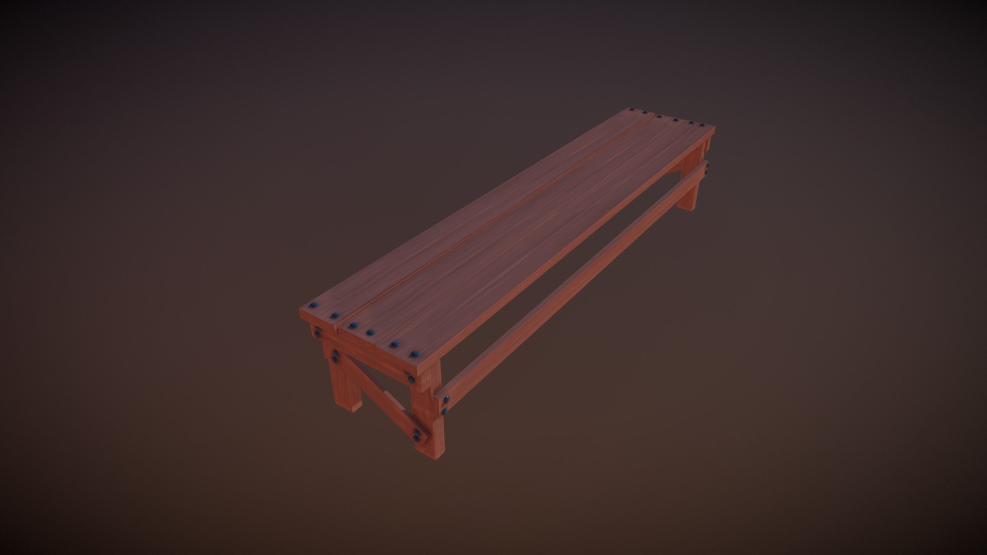 Lowpoly Wooden Bench - Download Free 3D model by endrit [c18a9fe ...