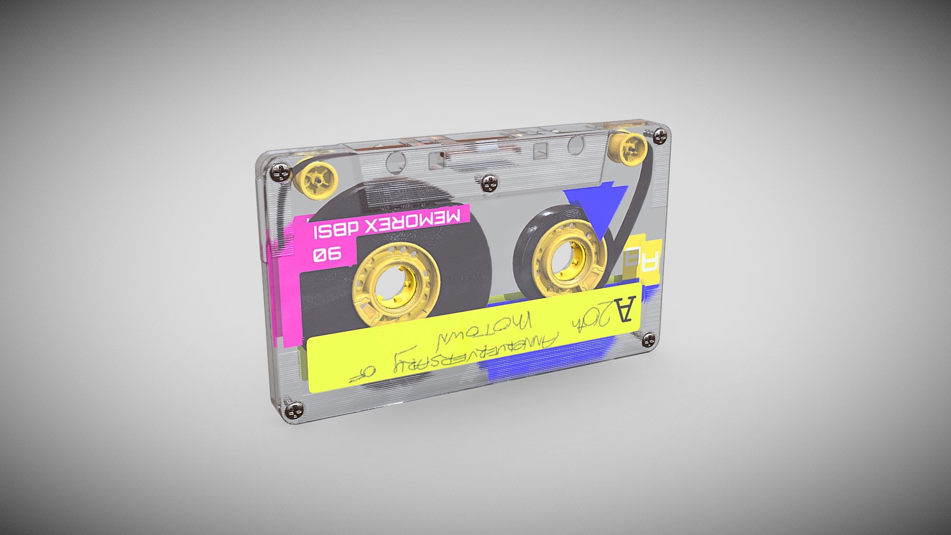 Compact Cassette - Buy Royalty Free 3D model by Geug [c18c51f ...