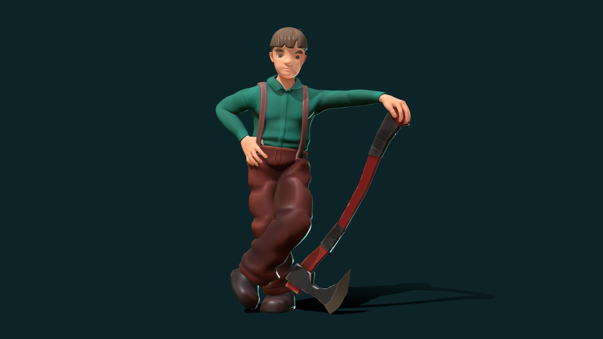 Stylized woodman boy - 3D model by Pavel Arkhipov (@dremmer8) [c18c98d ...