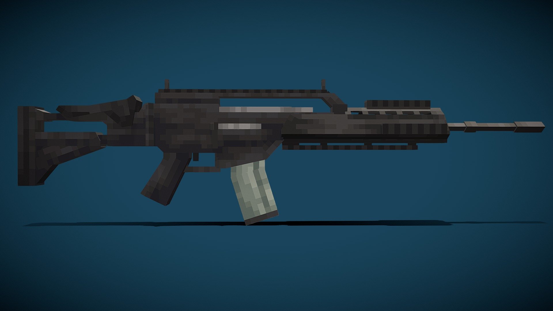 hk g36 low poly - 3D model by MMecha [c19116a] - Sketchfab