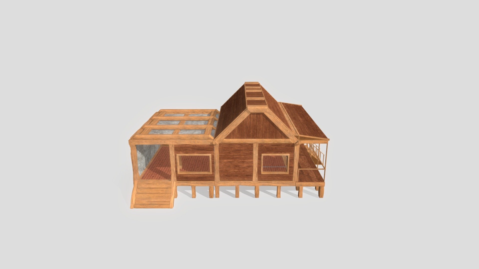 Rural house - 3D model by augro77 [c191177] - Sketchfab