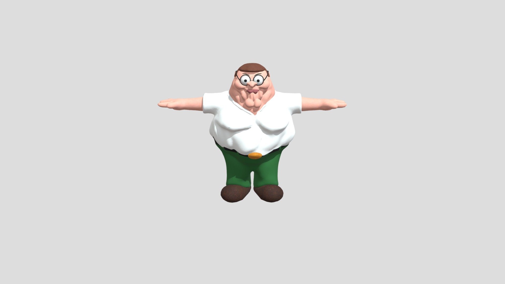 Peter griffan chimp model rig blendshape - Download Free 3D model by ...