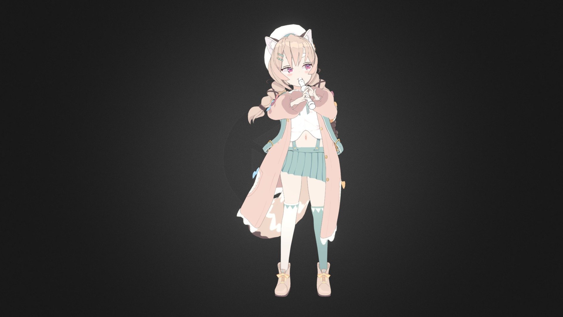 Komachi Panko - Download Free 3D model by naincjams [c193fb6] - Sketchfab