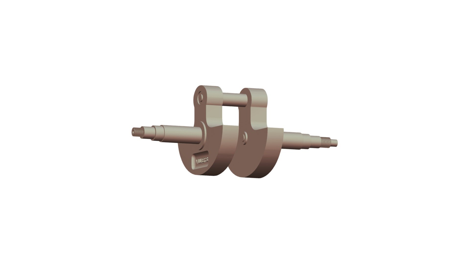 Crank Assembly Model - 3D model by DesignedByCal [c195516] - Sketchfab
