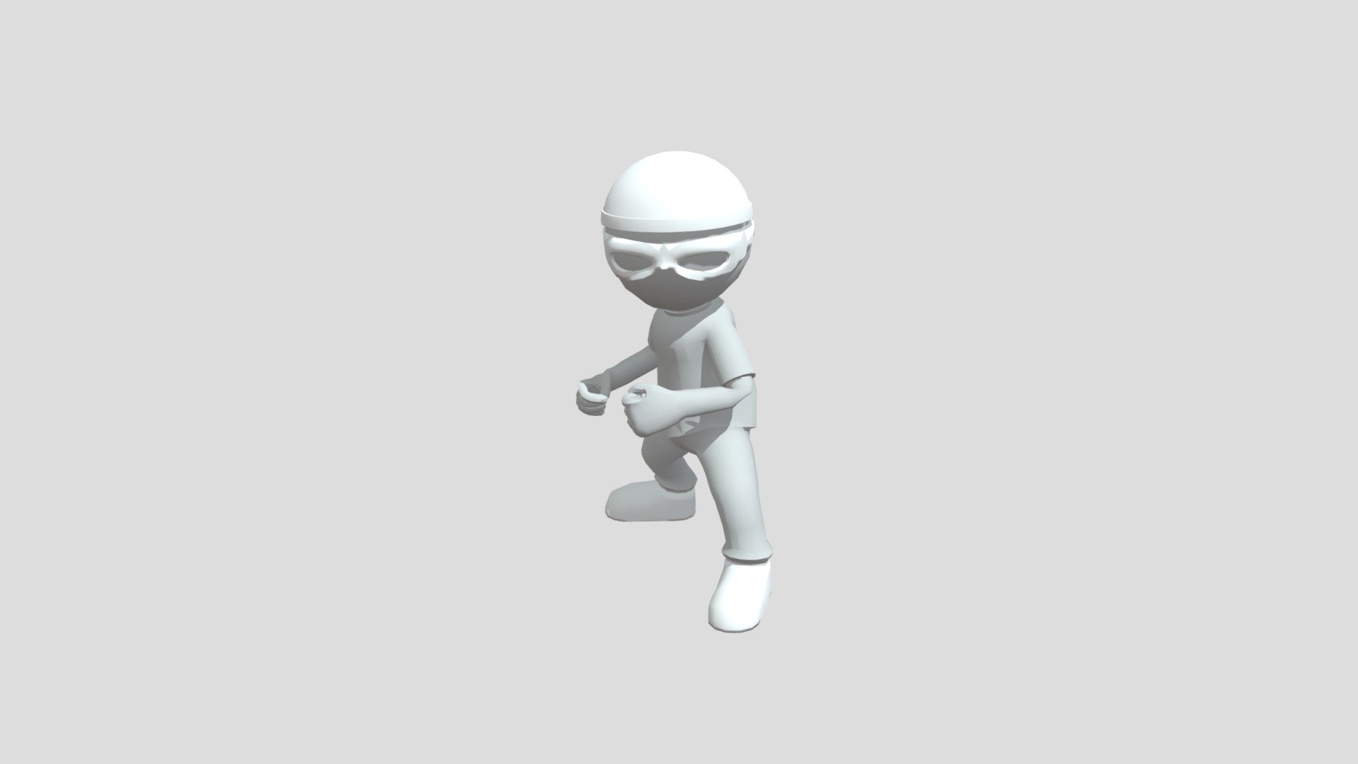Enemy Cartoon Stylized Animated Character - Download Free 3D model by ...