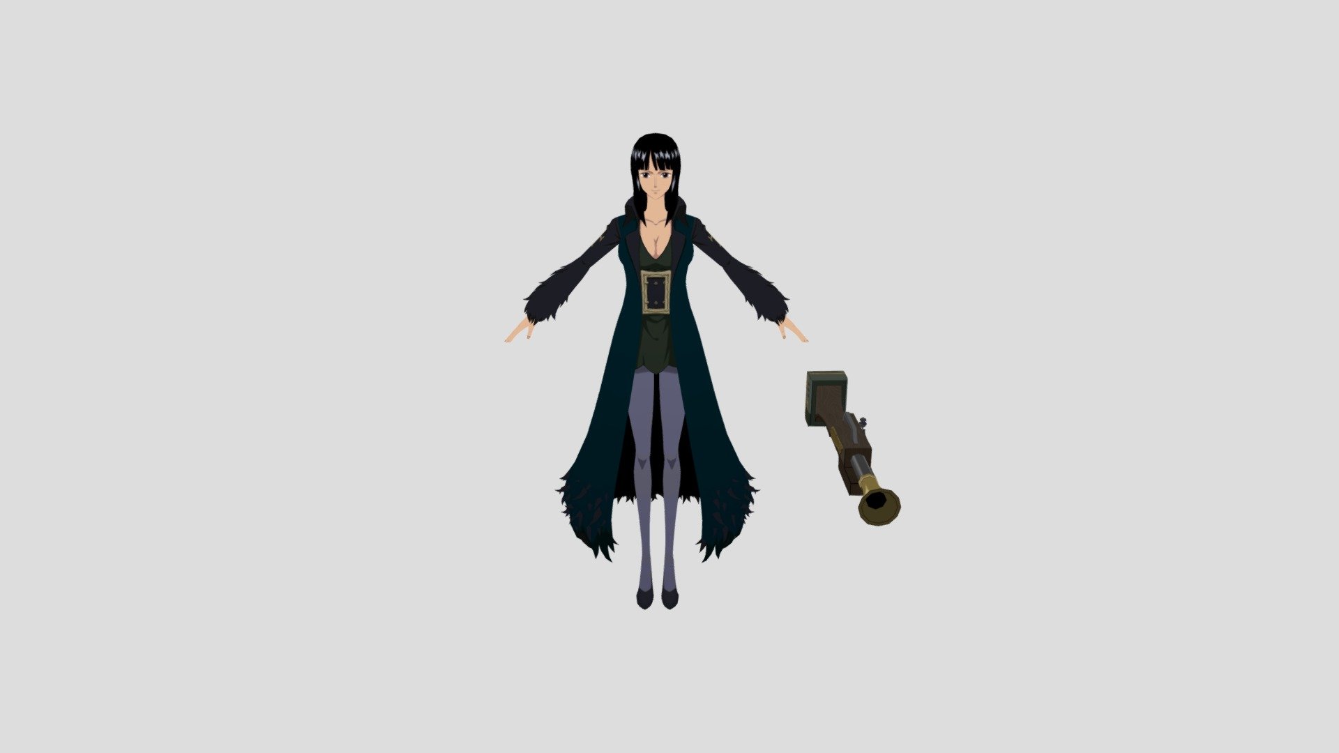 Nico Robin (Strong World) - Download Free 3D model by Cyrone™ (@Cyrone ...