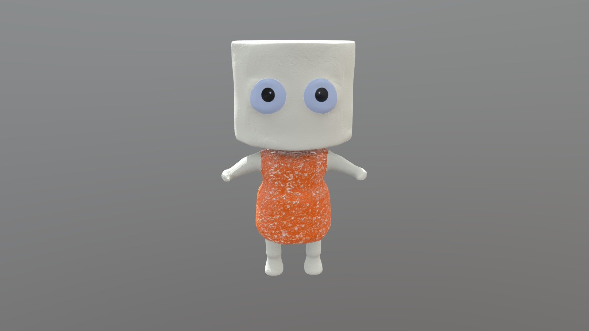 Marshmallow Person - 3D model by JW_Designs [c1998d1] - Sketchfab