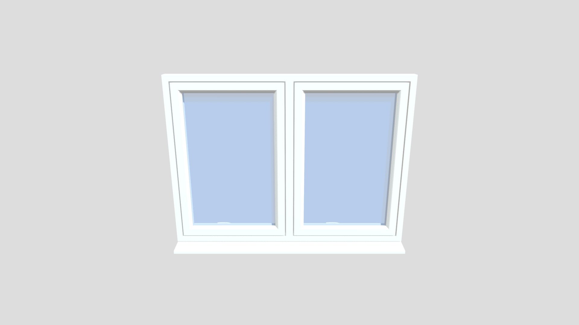 Fully Reversible Window - Double Opening - 3D model by bimstore ...