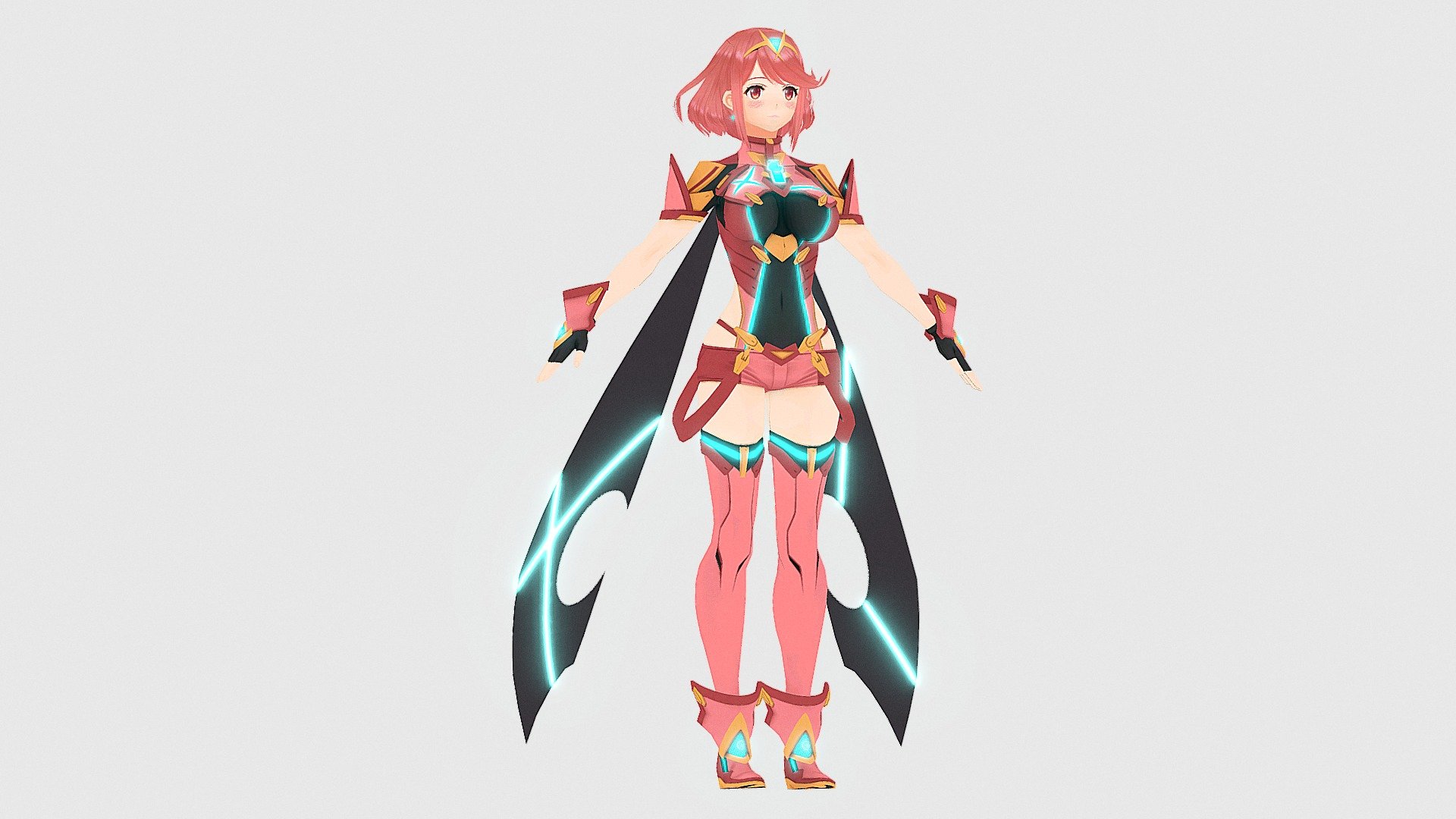 Pyra - Download Free 3D model by 雨宮レン (@oscar3dmodel) [c19b7e8] - Sketchfab