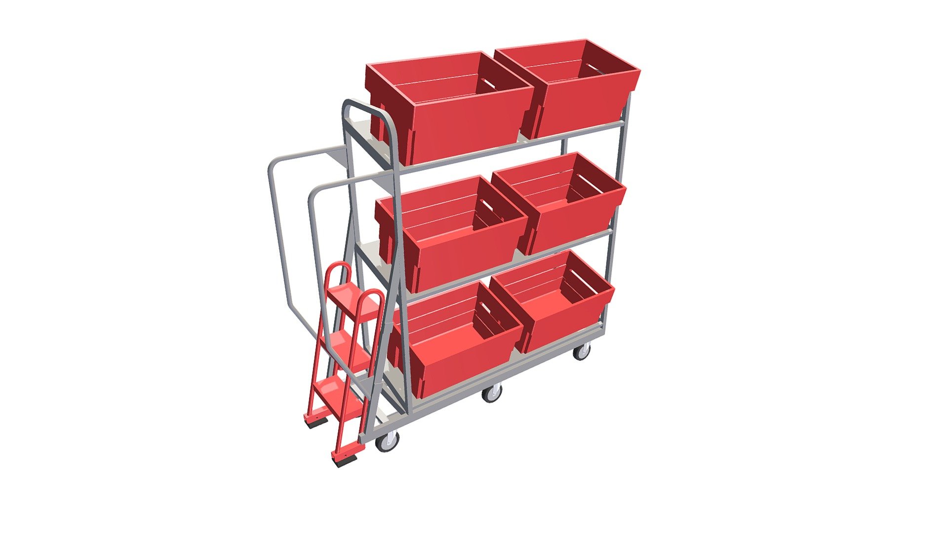 Asos Trolley Spring Steps V2 Sf - 3D model by Norseman Direct Ltd ...
