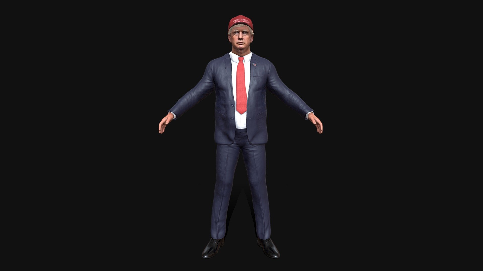 Donald Trump - 3D model by karaman.arman [c19cbdc] - Sketchfab
