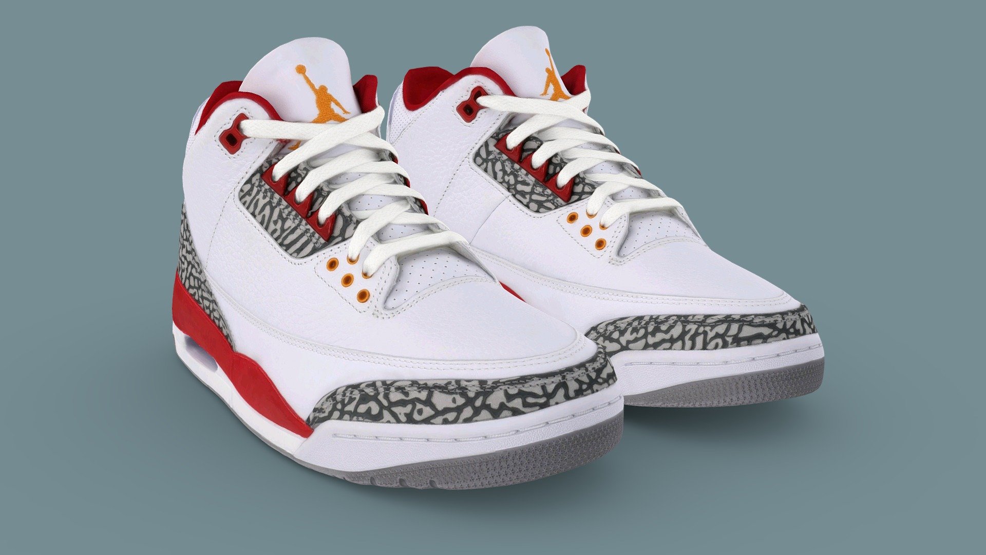 Nike Air Jordan 3 fashion sneaker - 3D model by Vincent Page ...