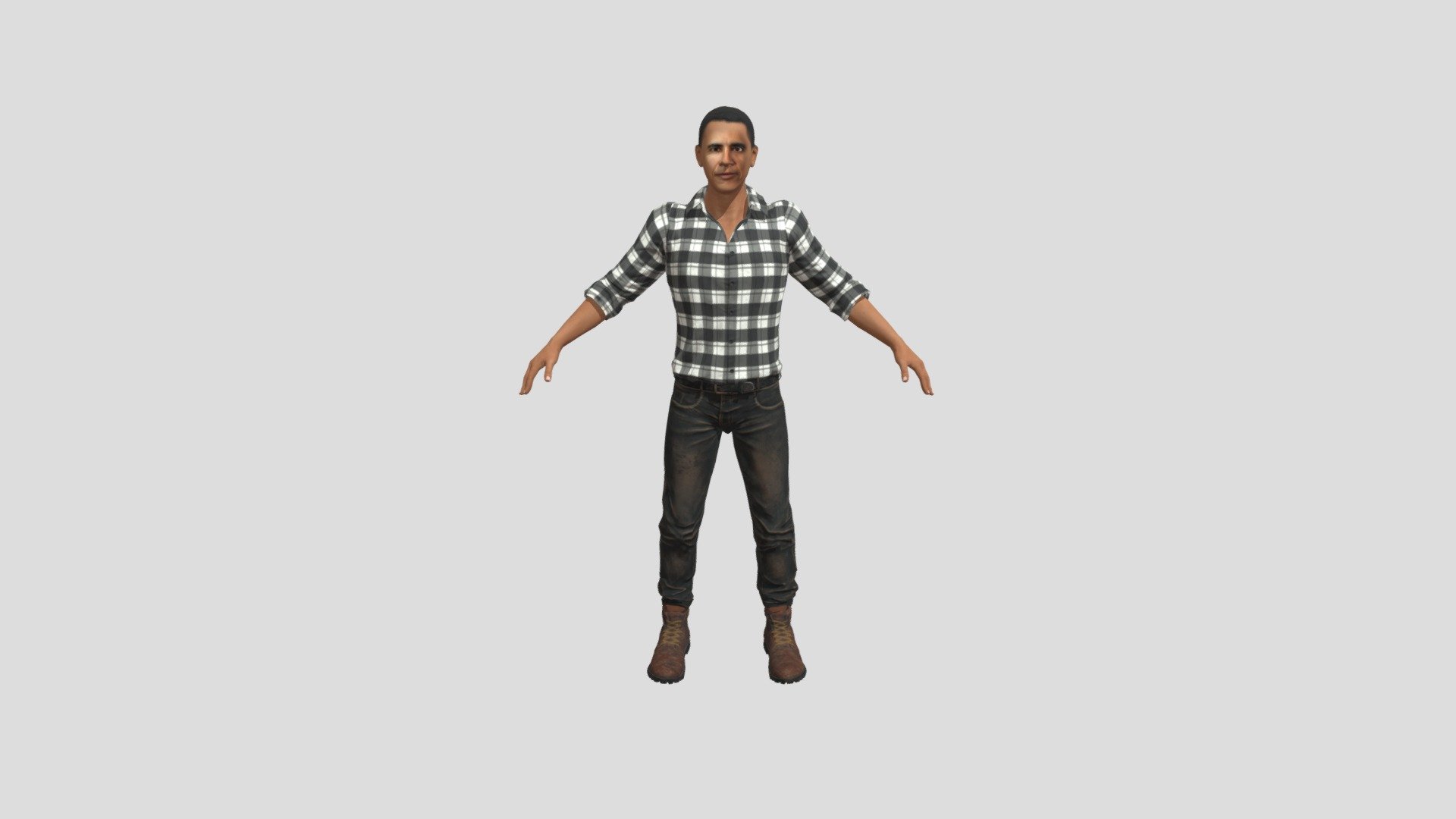 Obama FBX - Download Free 3D model by artakmes [c1a1128] - Sketchfab