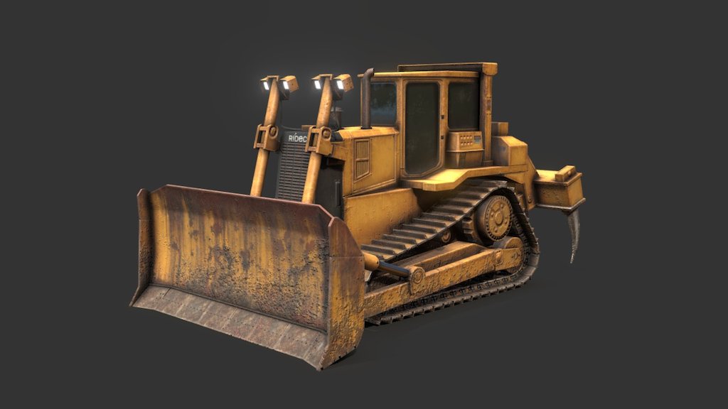 Heavy Bulldozer - Buy Royalty Free 3D model by Renafox (@kryik1023 ...