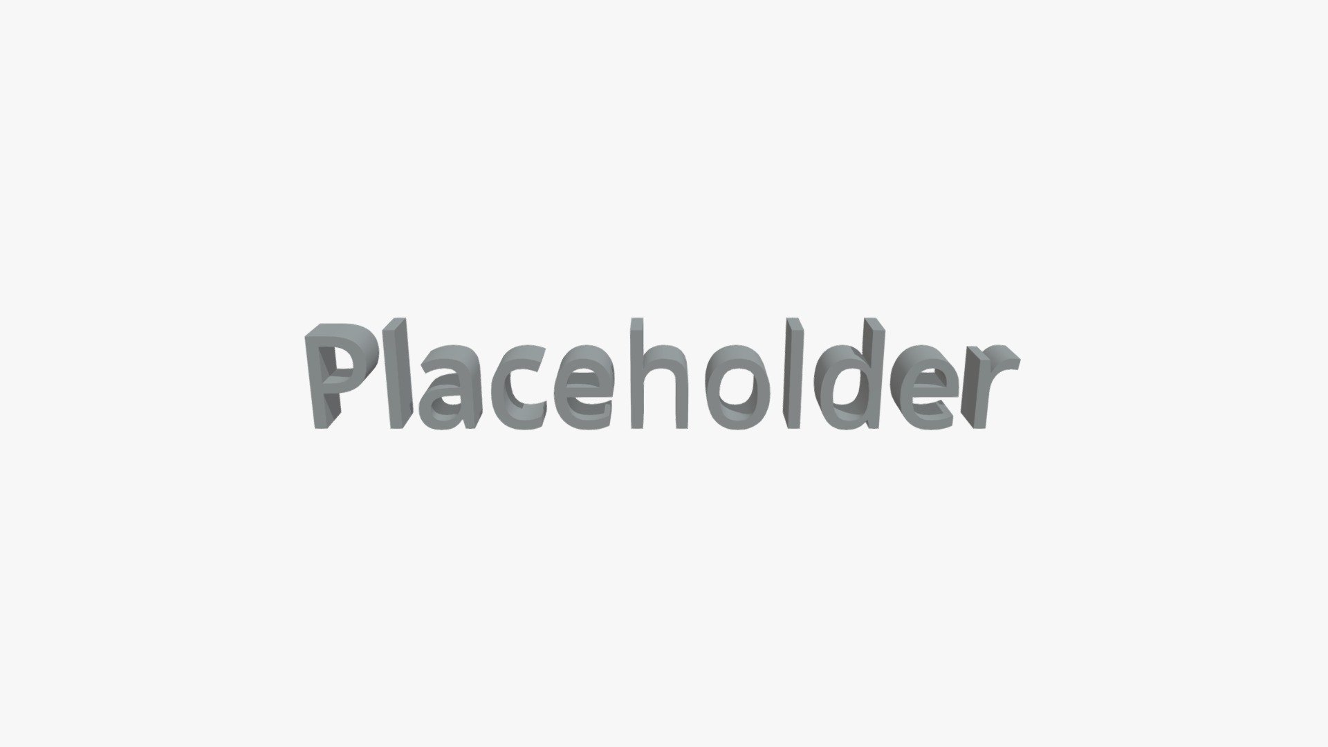 Placeholder Text - Download Free 3D model by GallagherSecurity [c1a24ab ...