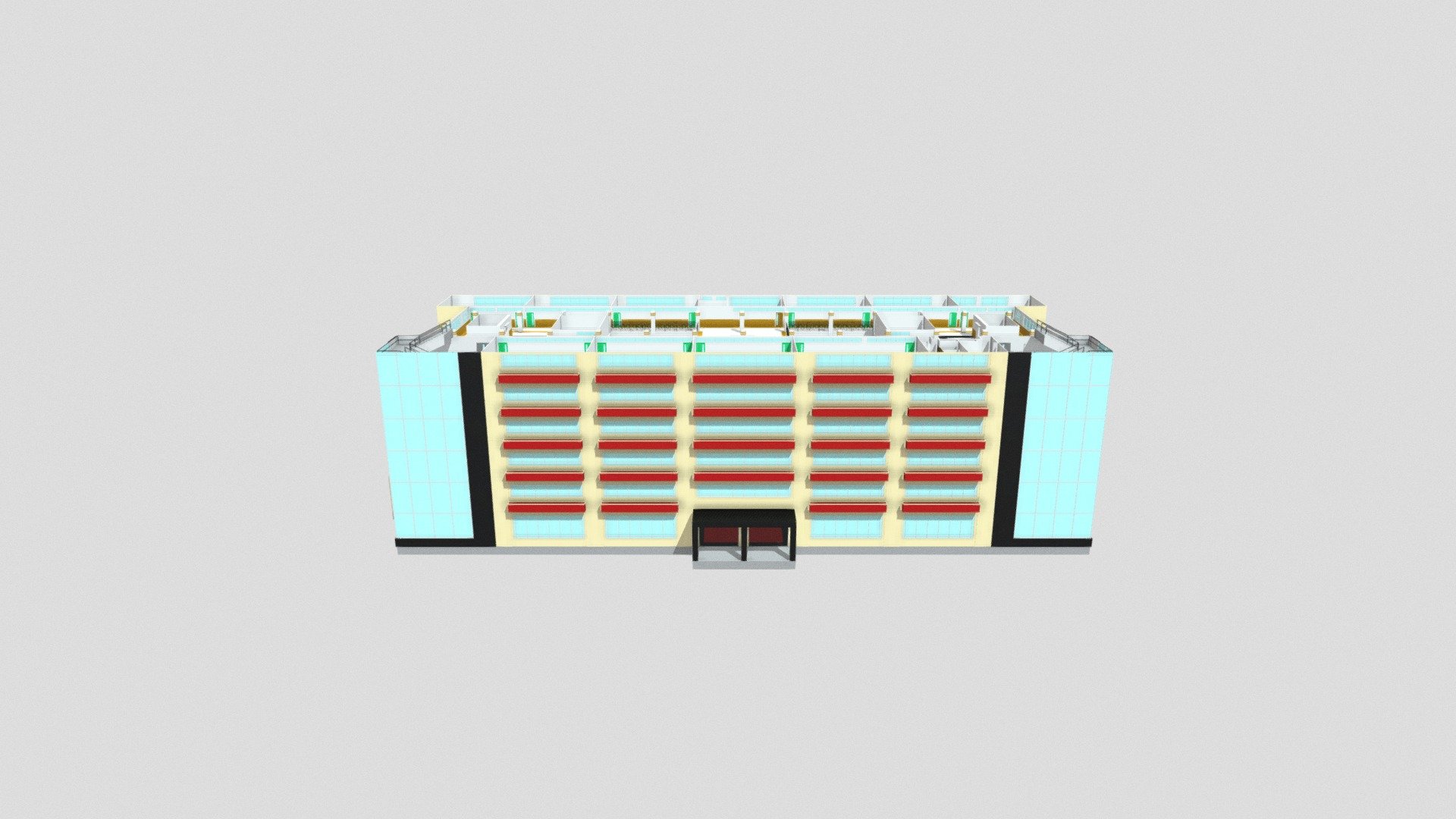 6 - Sixth Floor Plan (progressive) - Download Free 3D model by Nathan ...