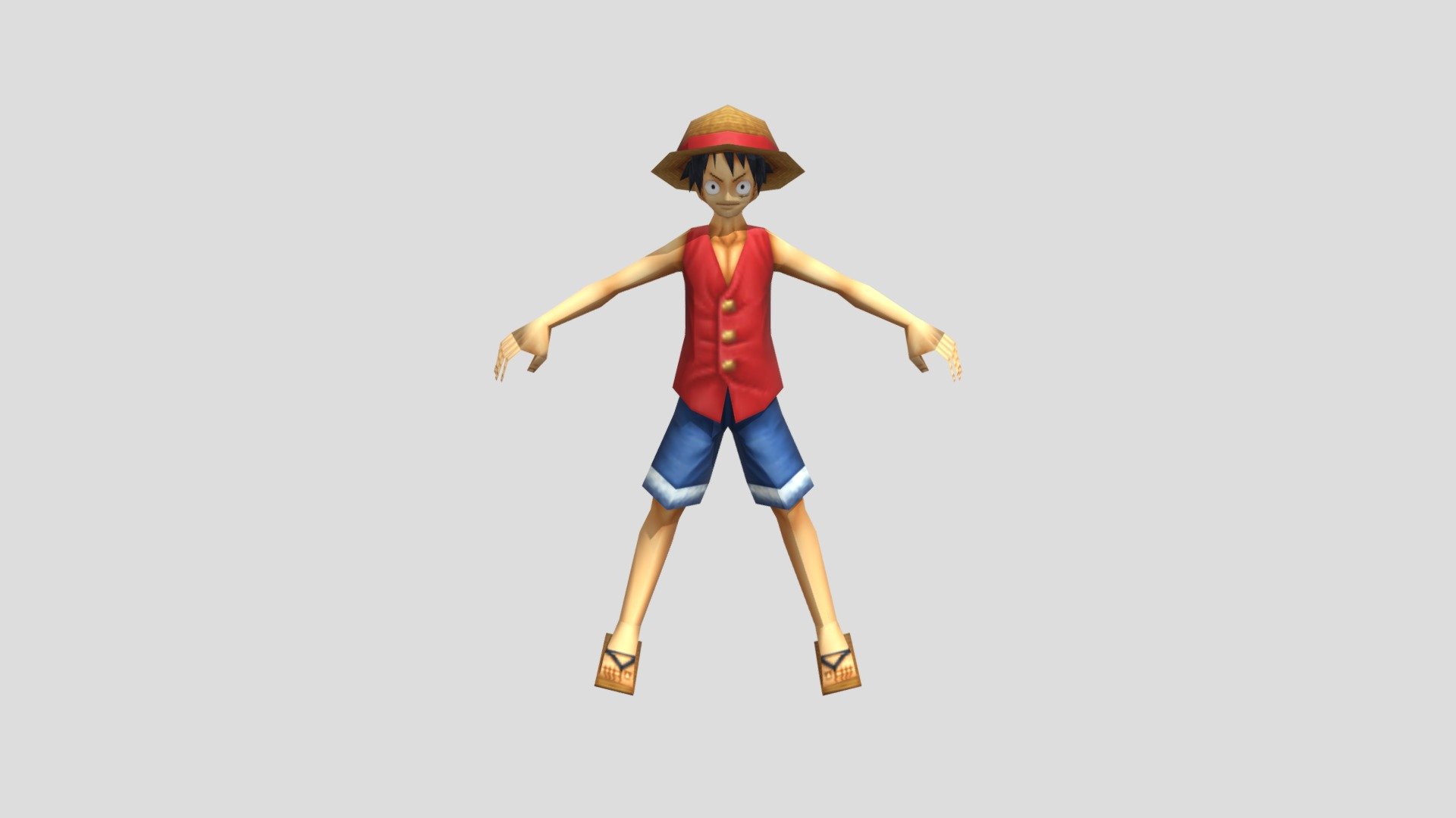 Luffy-one-piece - 3D model by charles.tizon250 [c1a31f8] - Sketchfab