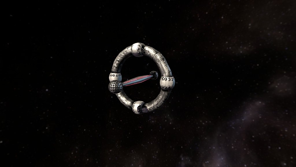 Space Wheel - 3D model by olga_poloukhine [c1a3c3d] - Sketchfab