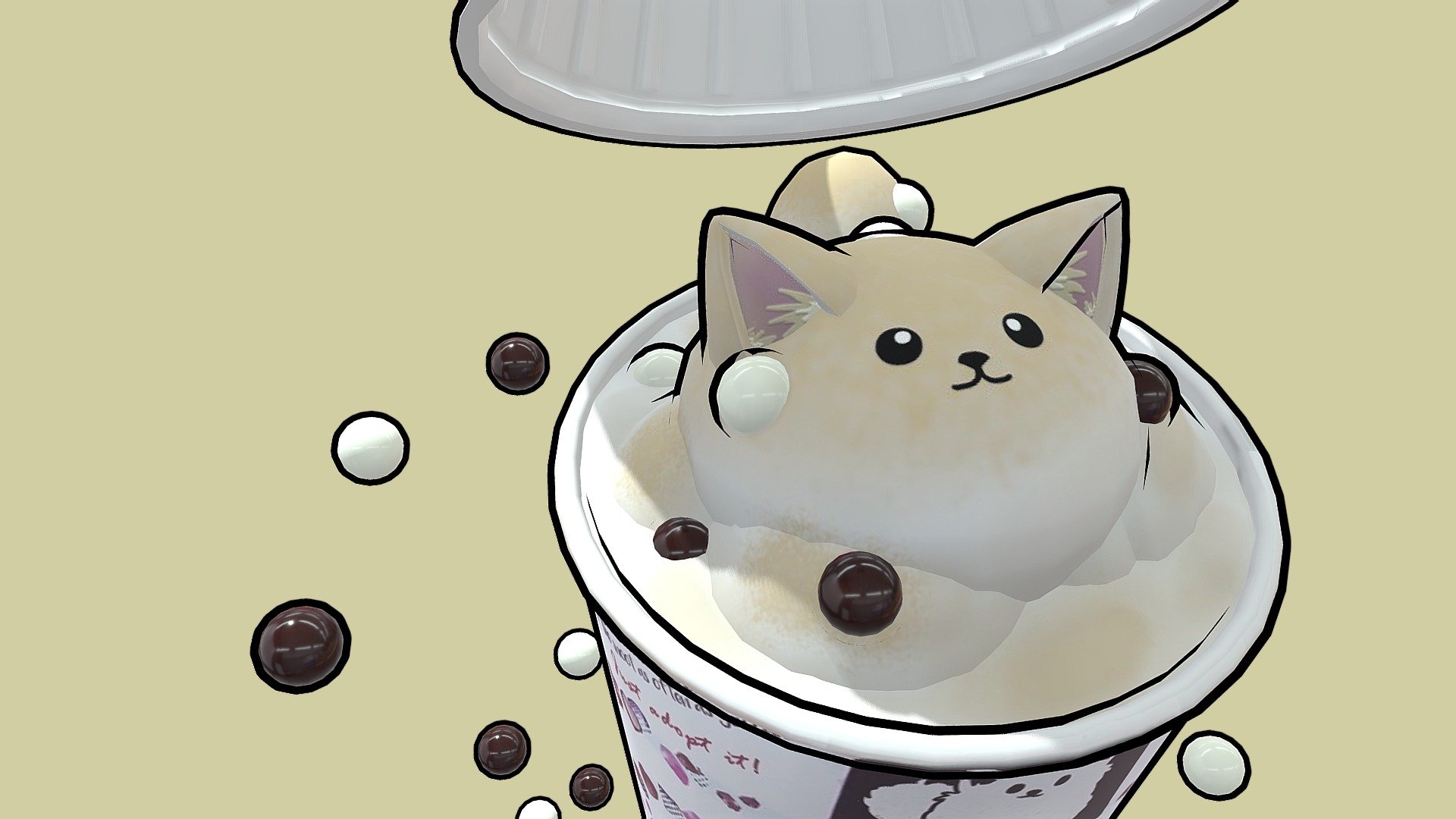 Mc Fluffy - 3D model by Lisa Salmon (@leviatharys) [c1a4107] - Sketchfab