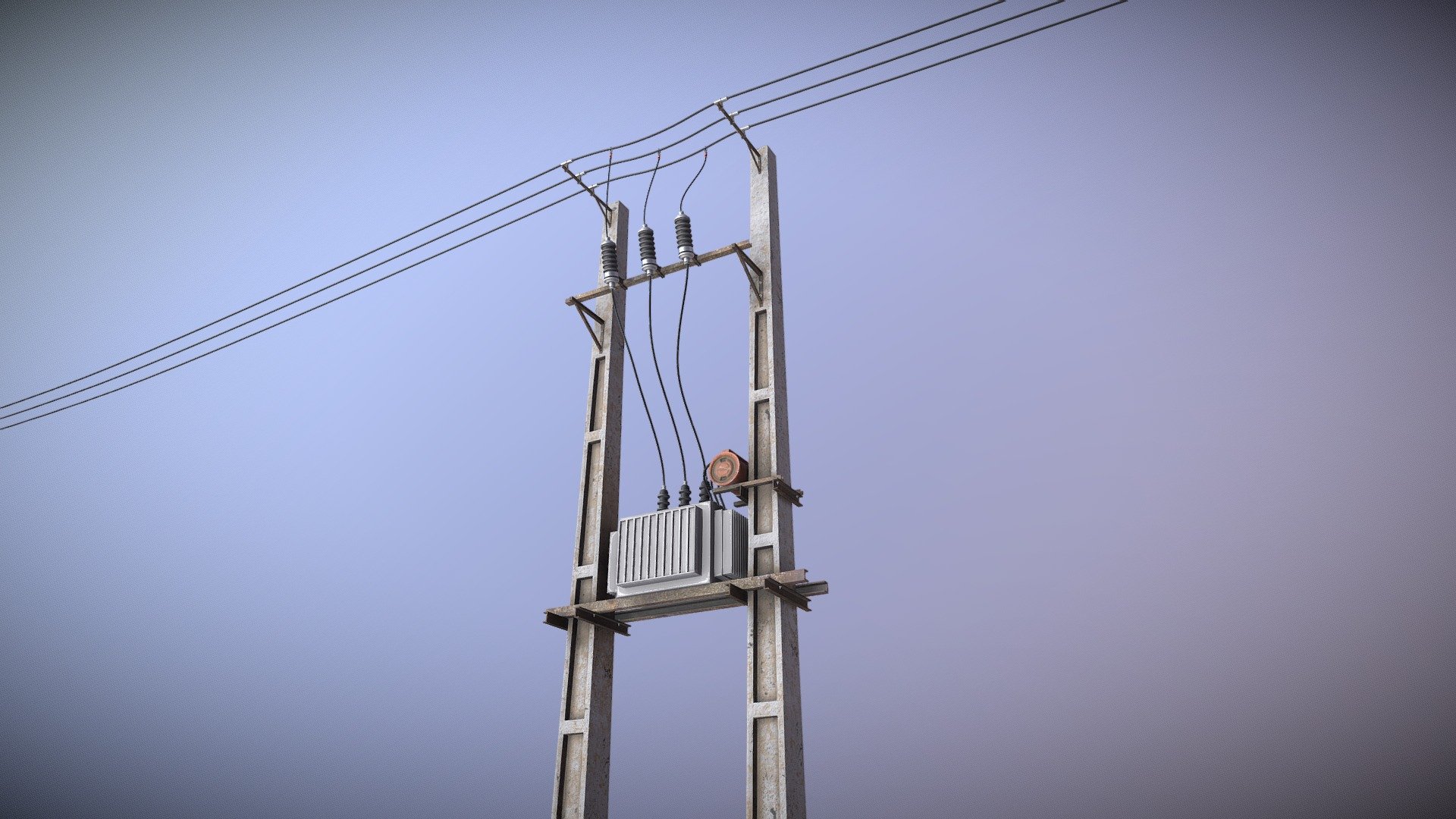 Electric Pole - Buy Royalty Free 3D model by Siamak Tavakoli ...