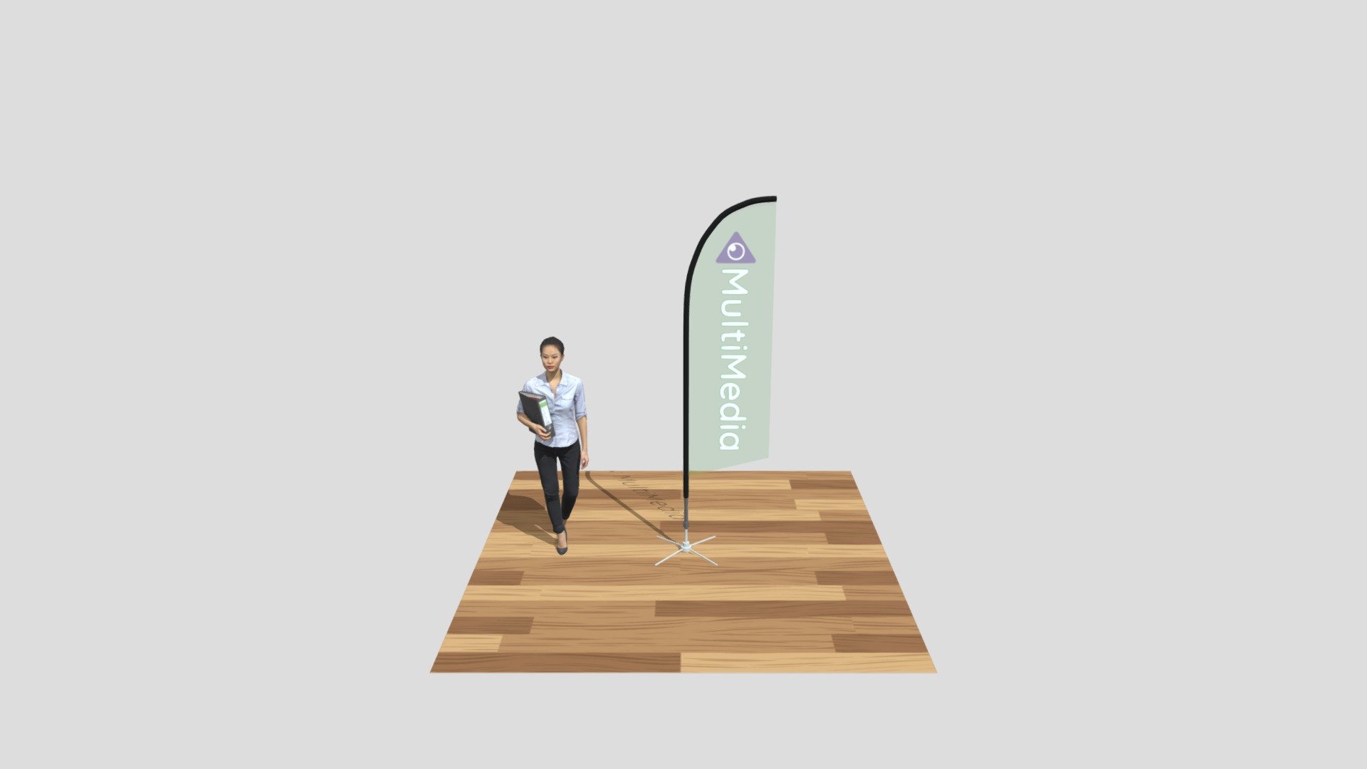 Falcon-small-single-sided-display - 3D model by xyzdisplayscloud ...