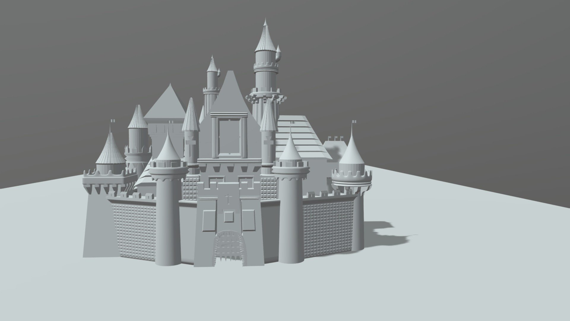 3d castel - Download Free 3D model by DCGohel (@deep444) [c1a6bd6 ...