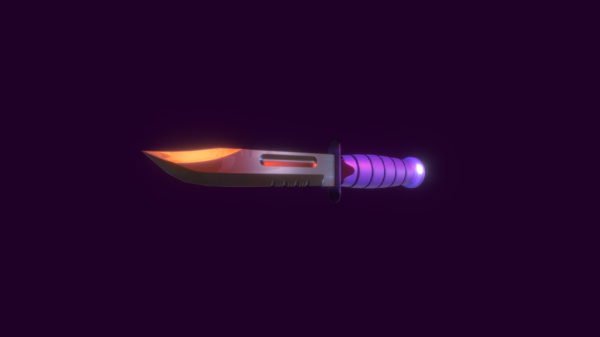 KNIFE ULTRAVIOLET - 3D model by bskal [c1a75cf] - Sketchfab