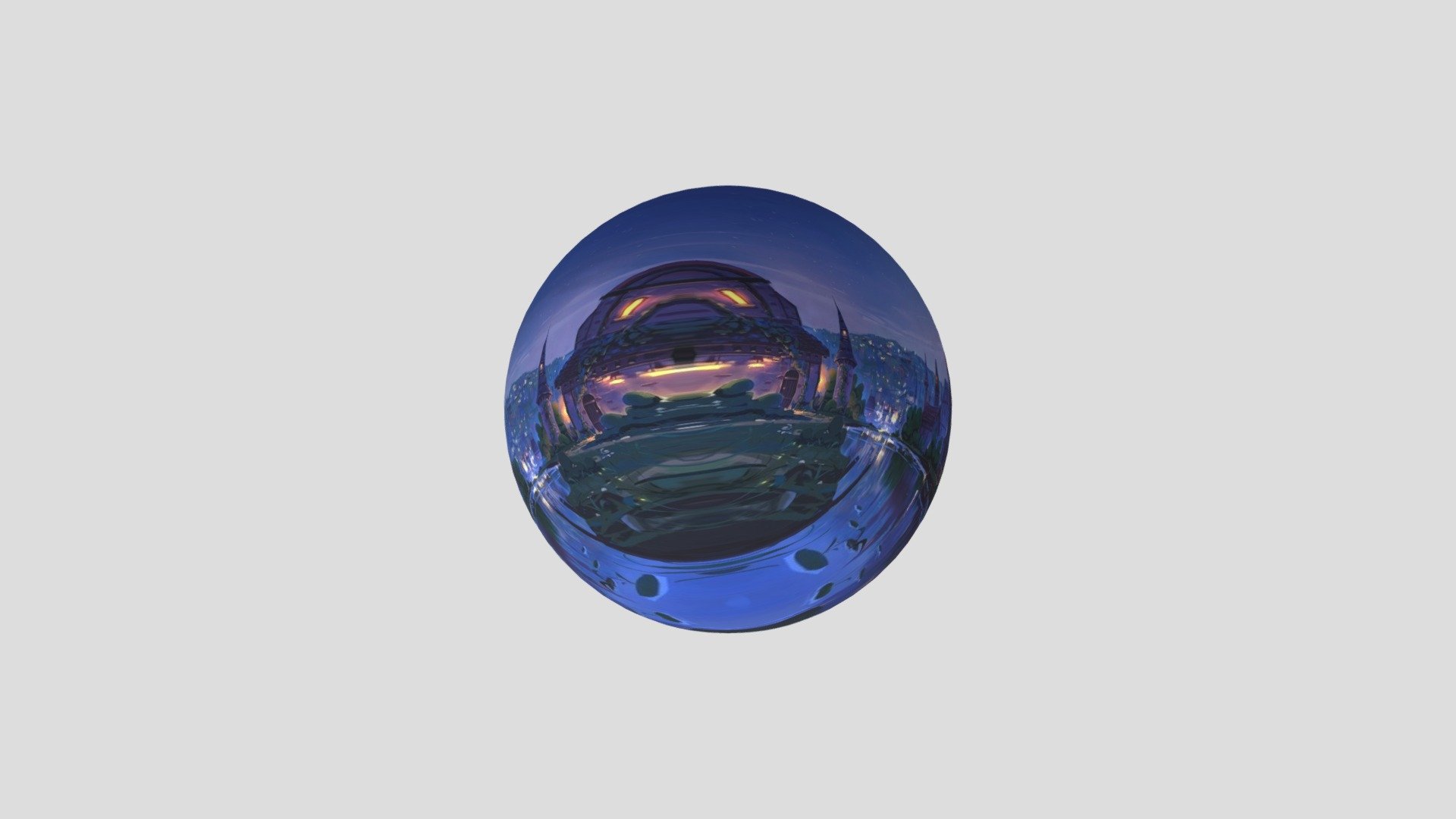 Skybox - River Town - Download Free 3D model by dannzjs [c1a779a ...