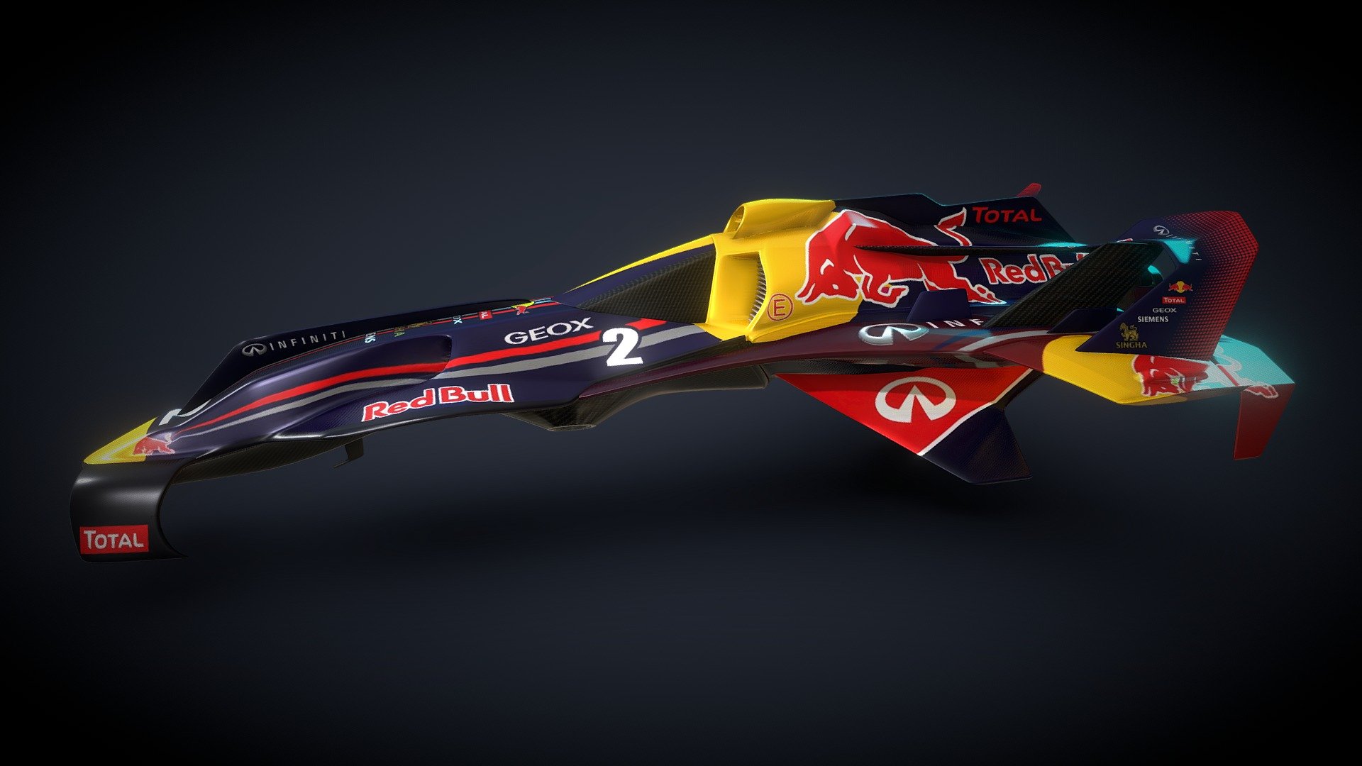 RedBull RB5 F-30002 - 3D model by giobiancoFB [c1a8053] - Sketchfab