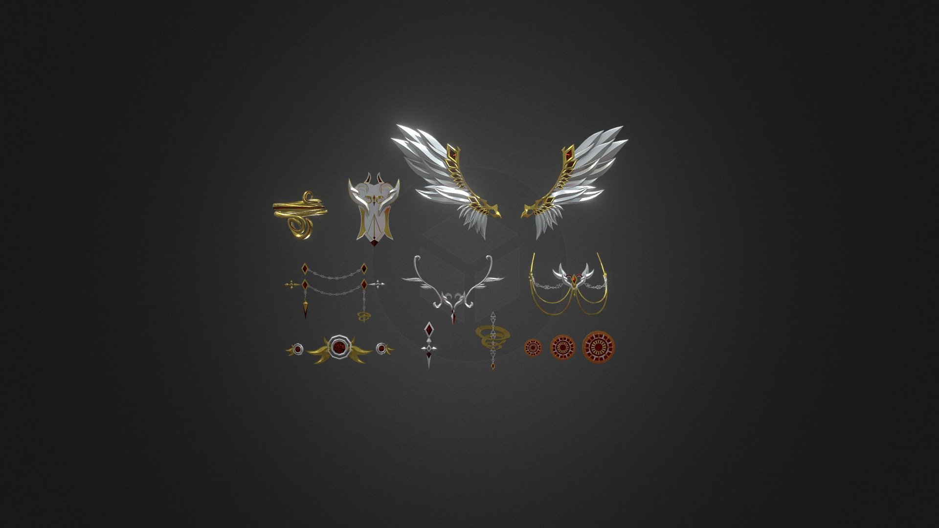 Stylized Jewelry - Download Free 3D model by Truogannn [c1a87c0 ...