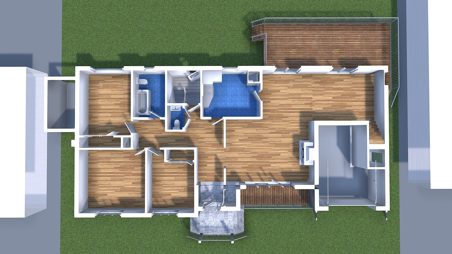 13-83 PROPOSED GROUND FLOOR - 3D model by Cadaxx Design (@cadaxx ...