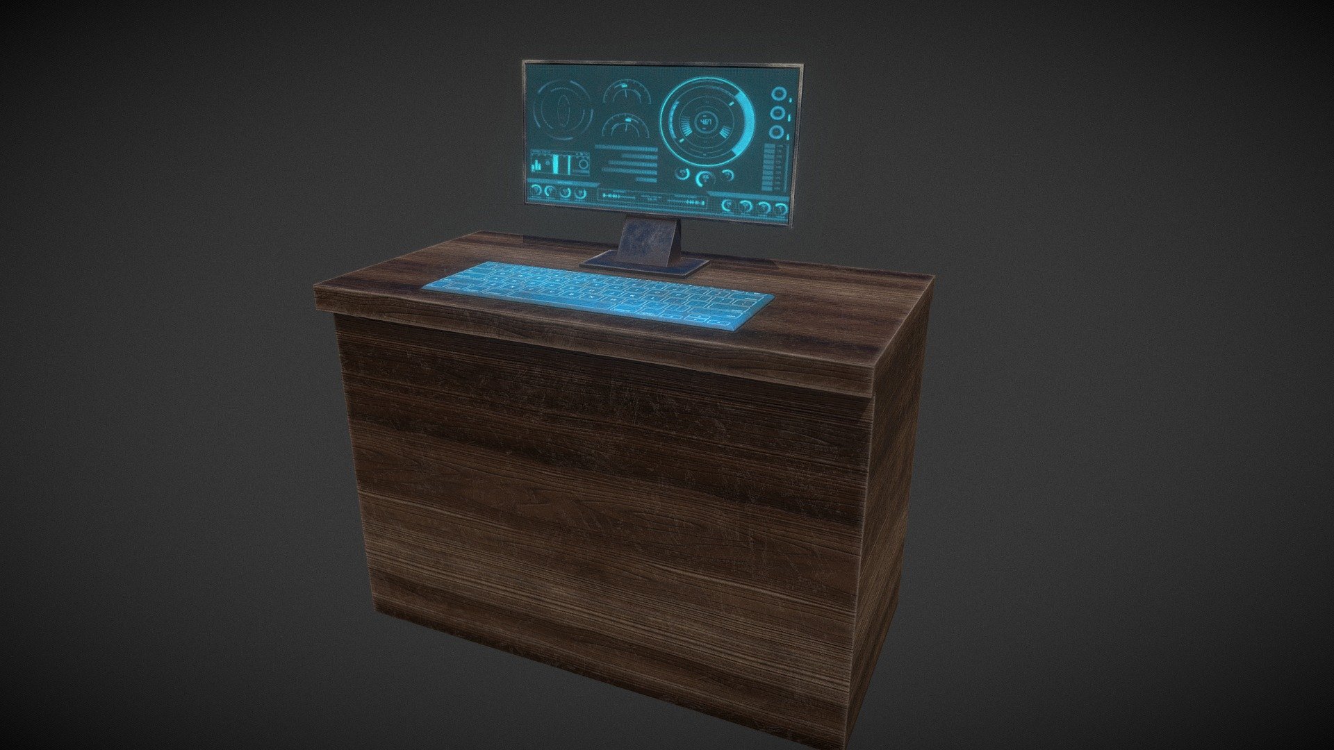 Side Desk - 3D model by TacticalMinionz [c1aa33f] - Sketchfab