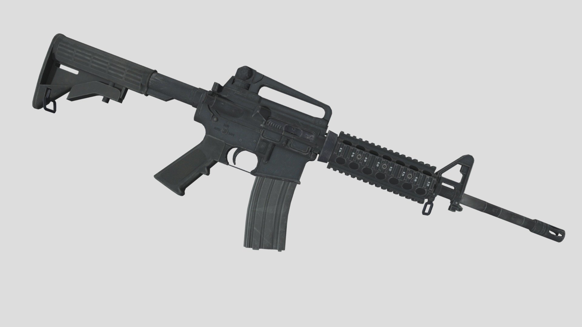 M4A1 Block I - Download Free 3D model by Ank501 [c1aa946] - Sketchfab