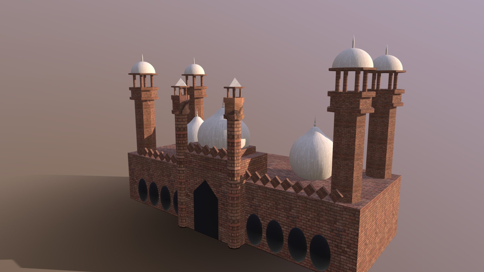 Masjid - 3D model by enruthea007 [c1ab94b] - Sketchfab