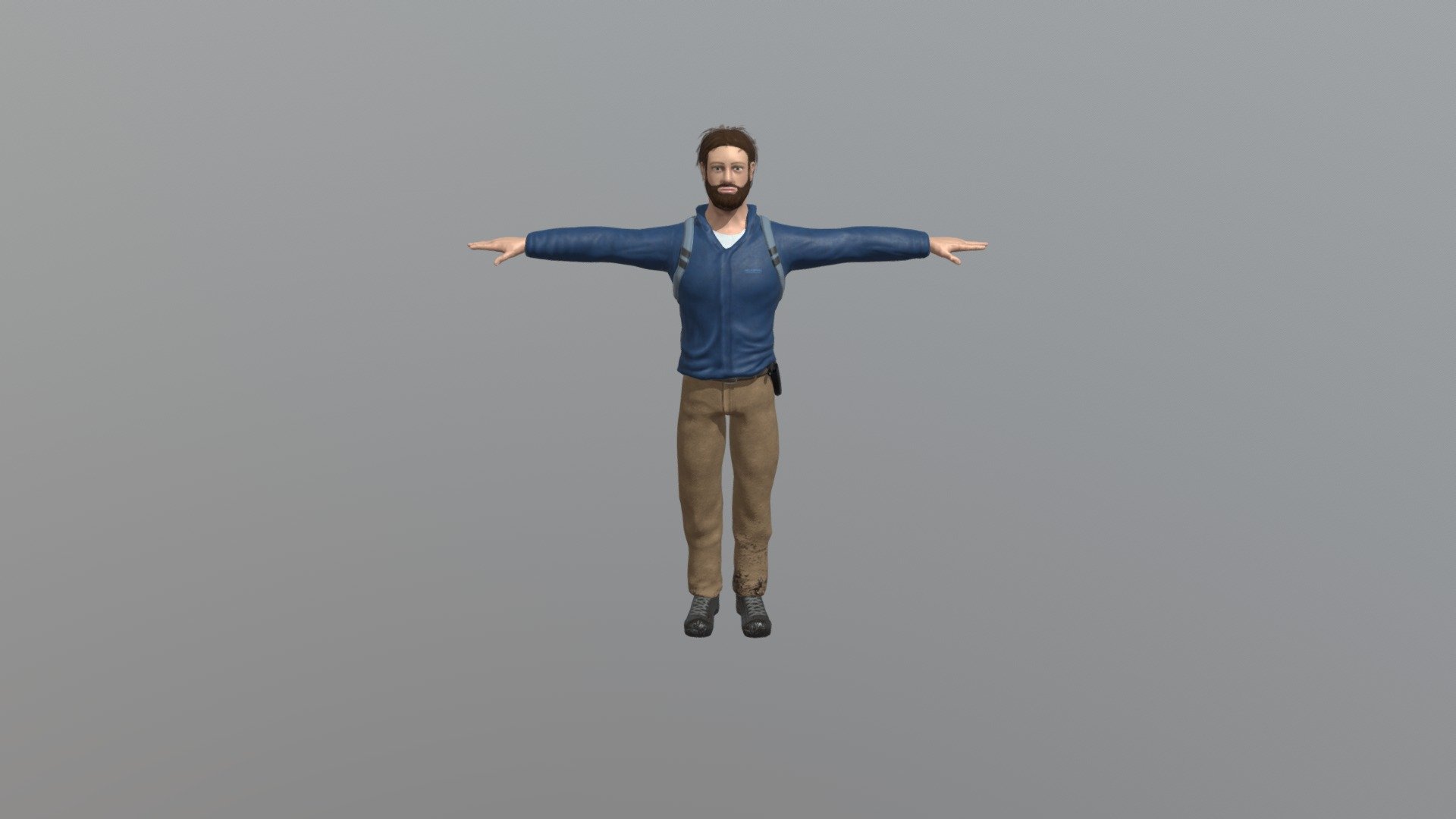 Male Main Character - 3D model by Ethan Boddy (@eboddy) [c1ac842 ...