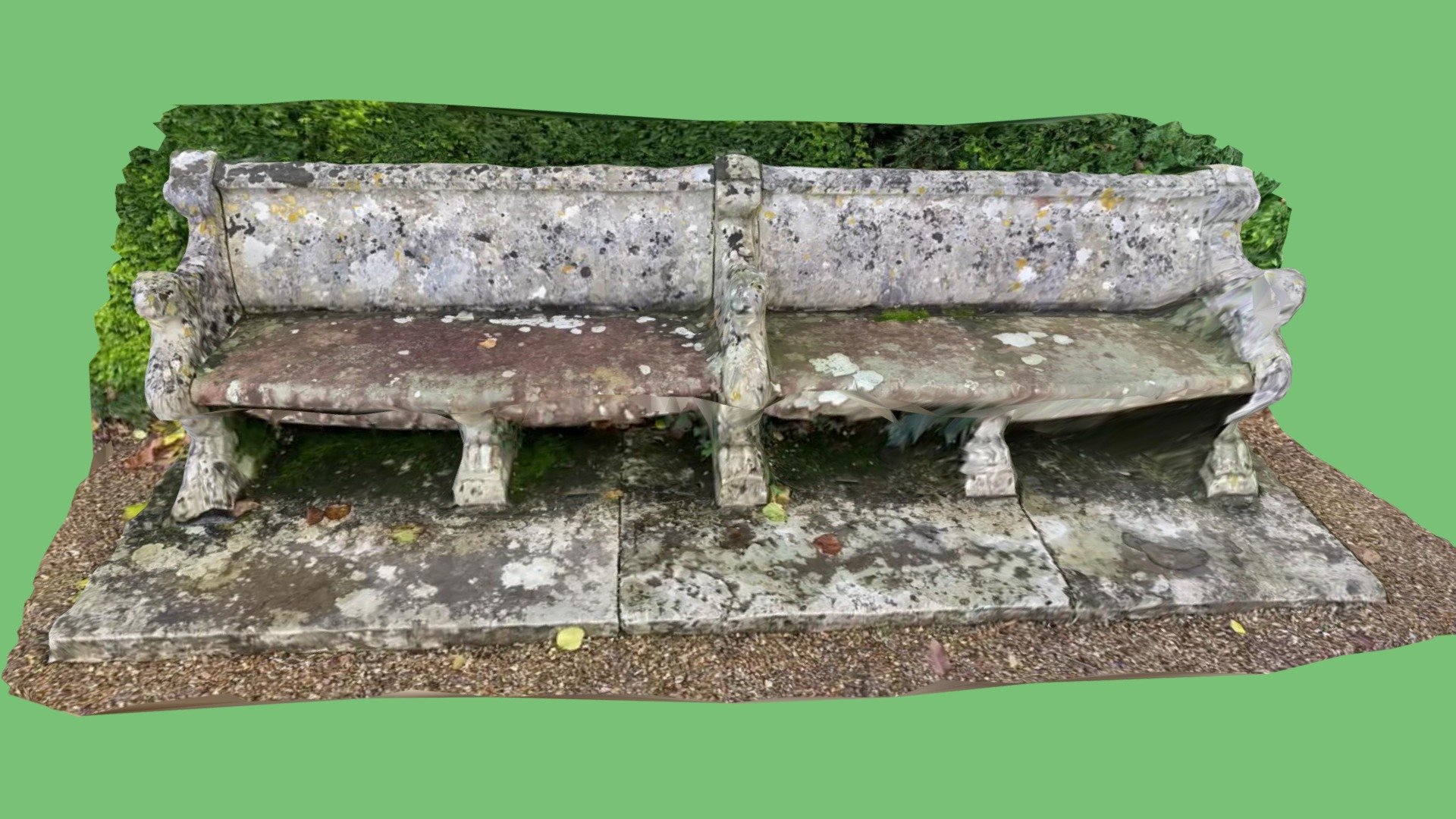 stone bench - Download Free 3D model by stelheni [c1ae3d1] - Sketchfab